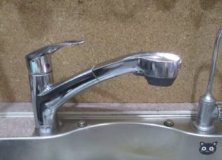 シングルレバー式シャワー付混合栓[FB277GK8]のカートリッジ交換 | ここから自由時間